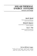 DESIGN OF THERMAL ENERGY SYSTEMS – Allied Book Company